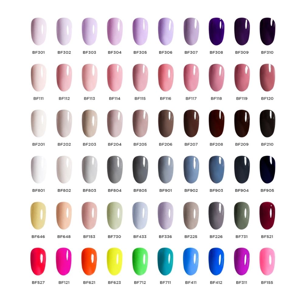 Gel Kit Solid Collection 120pc Set | Diamond Nail Supplies