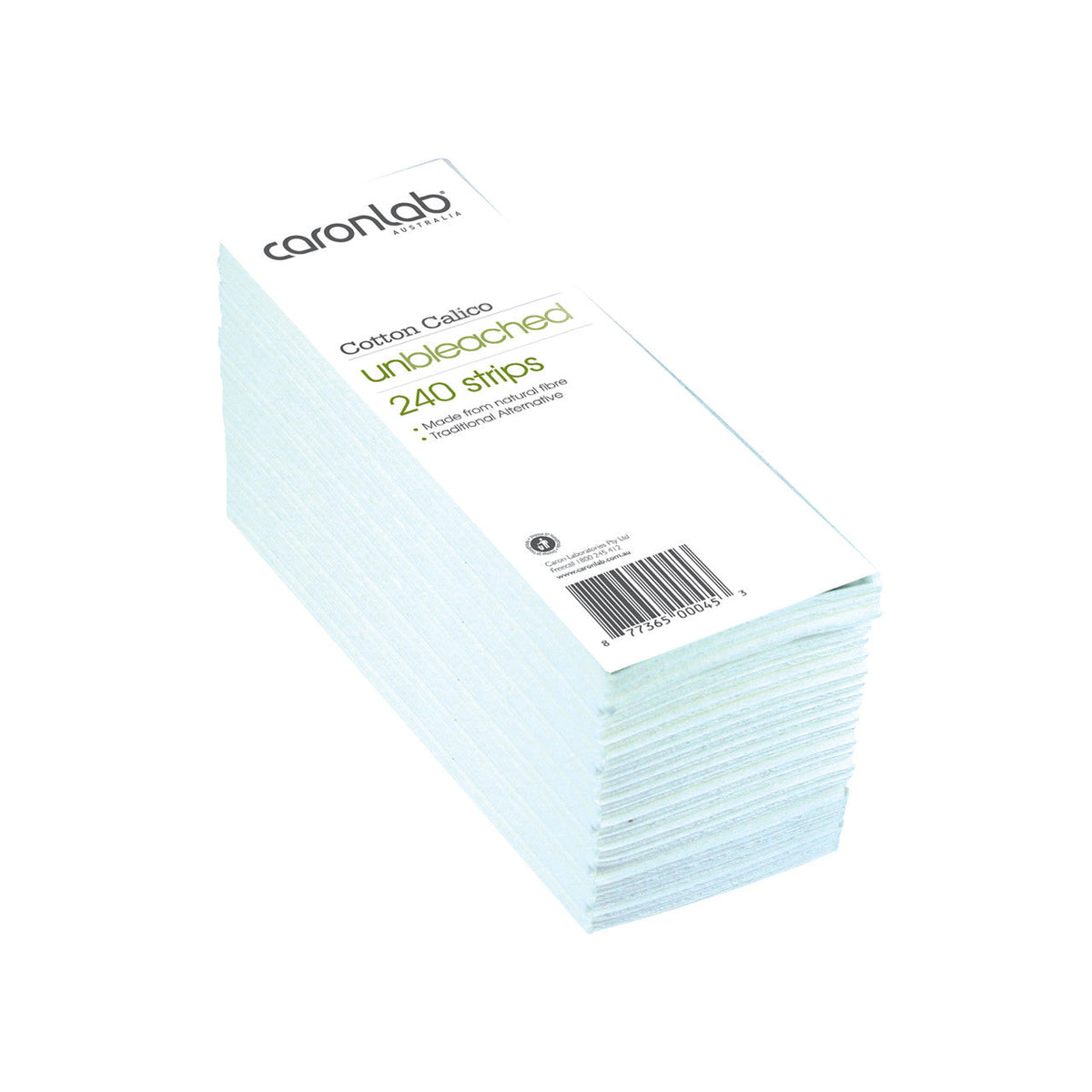 Caronlab Cotton Calico Strips unbleached Beige | Diamond Nail Supplies