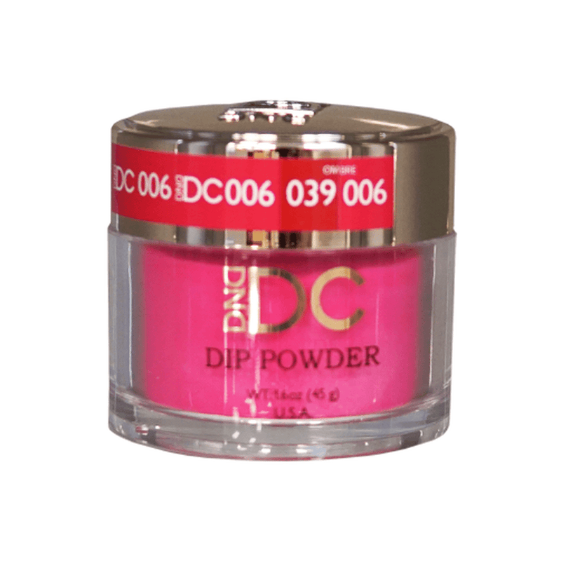 Buy DND DC Dip Powder - DC006 Deep Pink| Diamond Nail Supplies