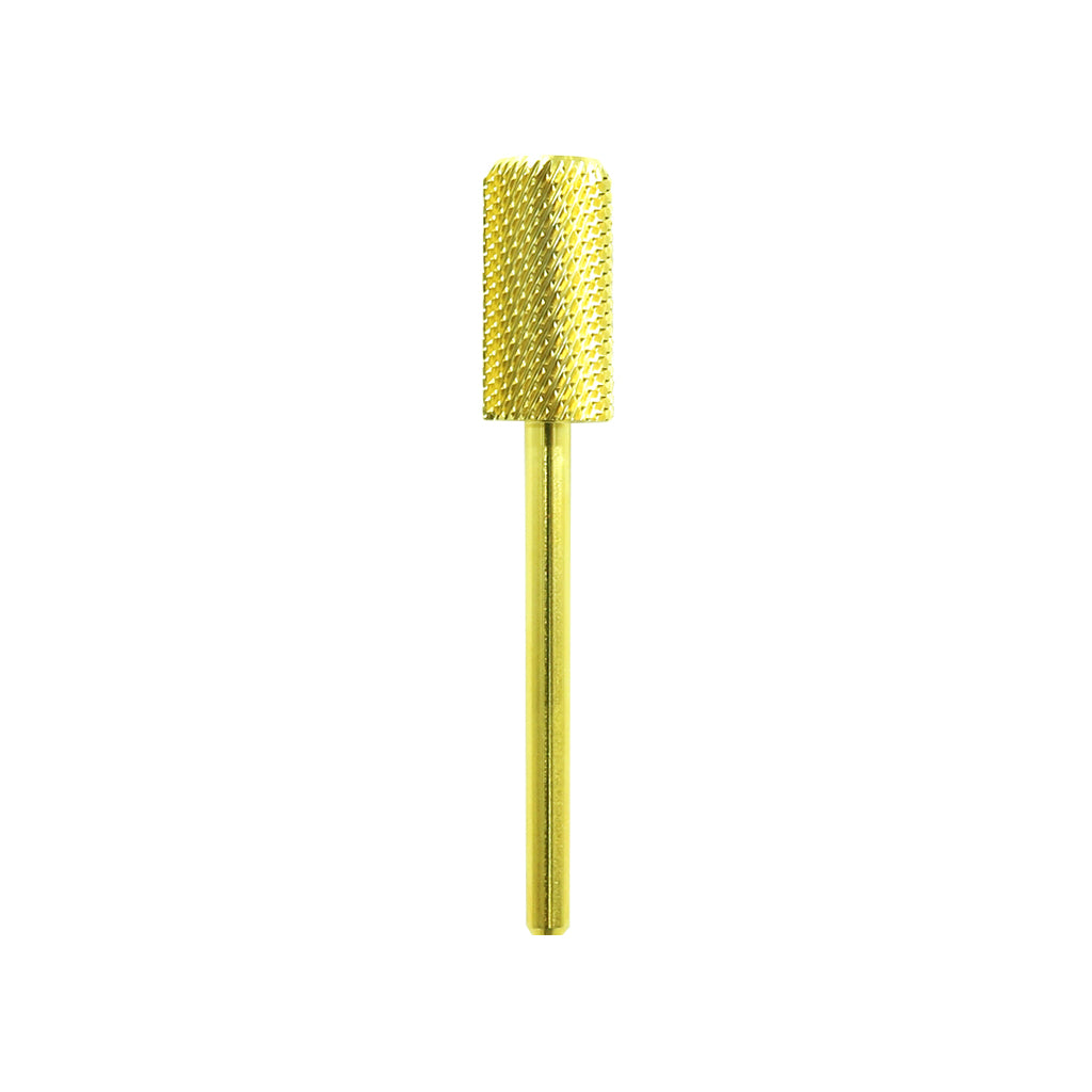Drill Bit - Large Barrel Chamfer Medium Gold – Diamond Nail Supplies