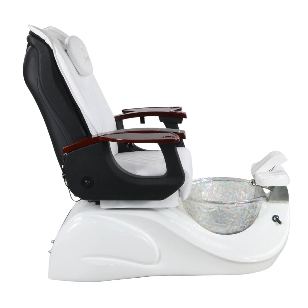 Pedicure Spa Chair - Oracle (Wood | White | White)