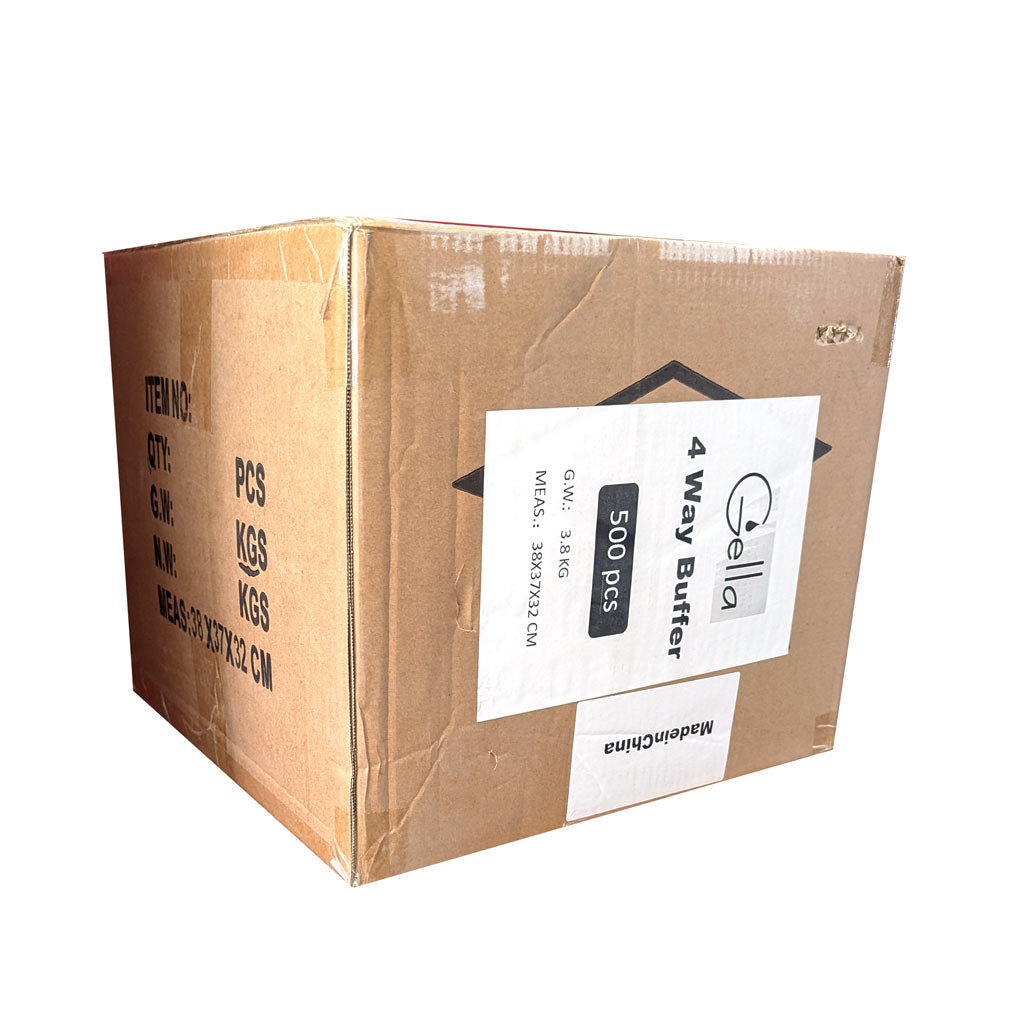 Buffer - 4 Way White 500pc (Carton) | Diamond Nail Supplies