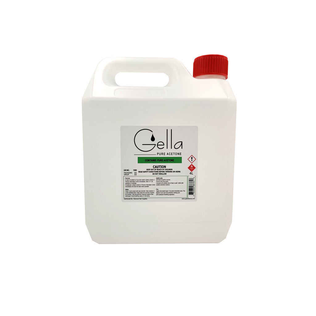 Buy Gella Acetone 4L | Diamond Nail Supplies