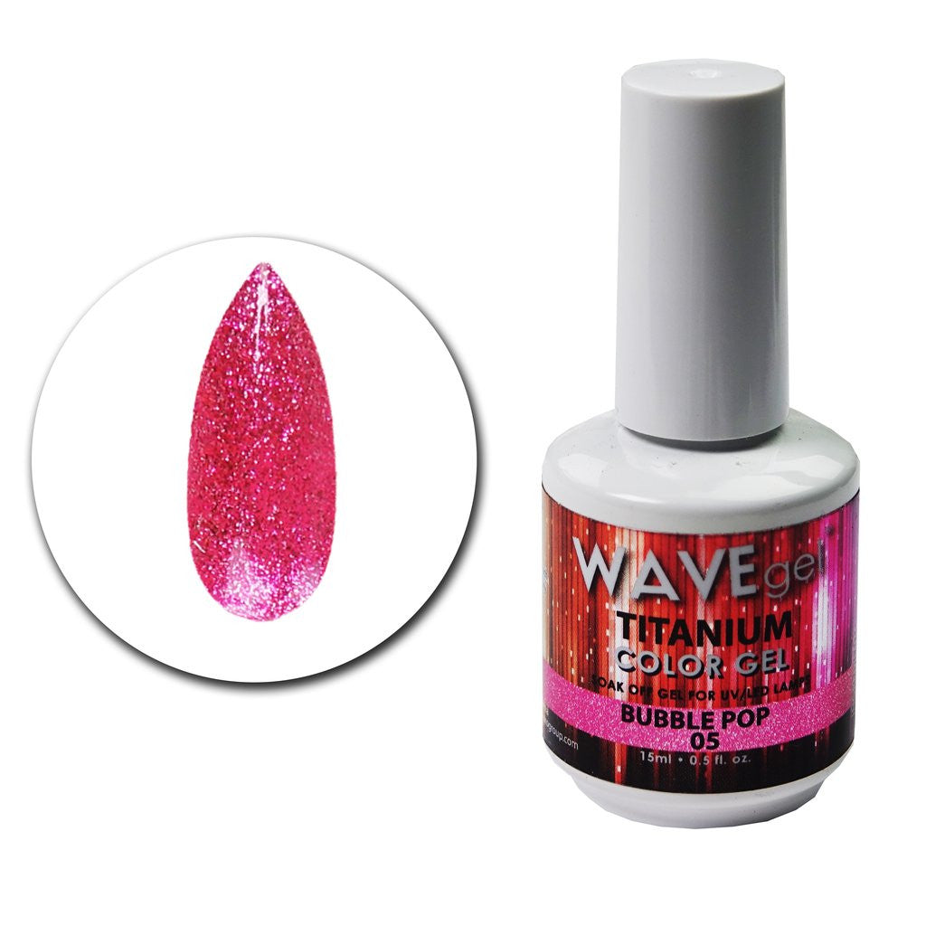 Buy Wave Gel Titanium Gel Polish 05 Bubble Pop | Diamond Nail Supplies