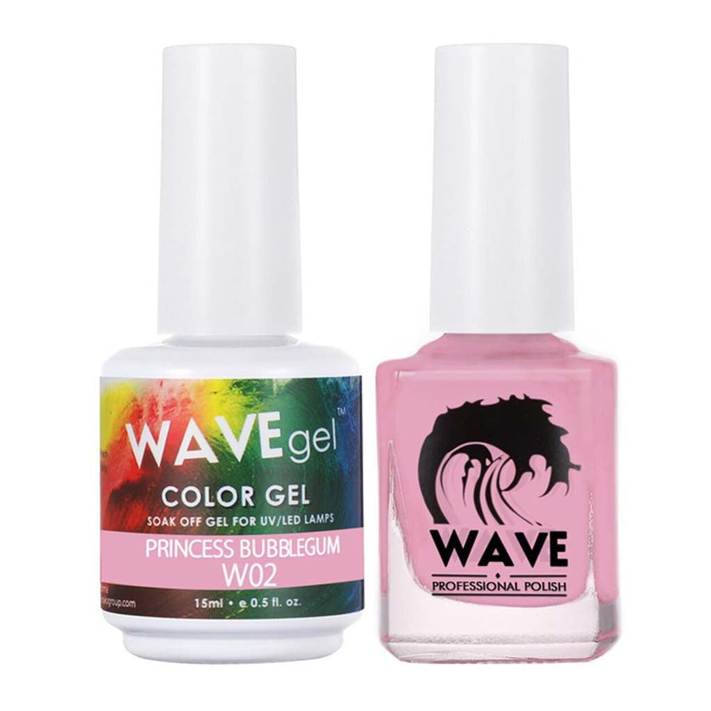Buy Wave Gel Matching - W02 Princess bubblegum | Diamond Nail Supplies