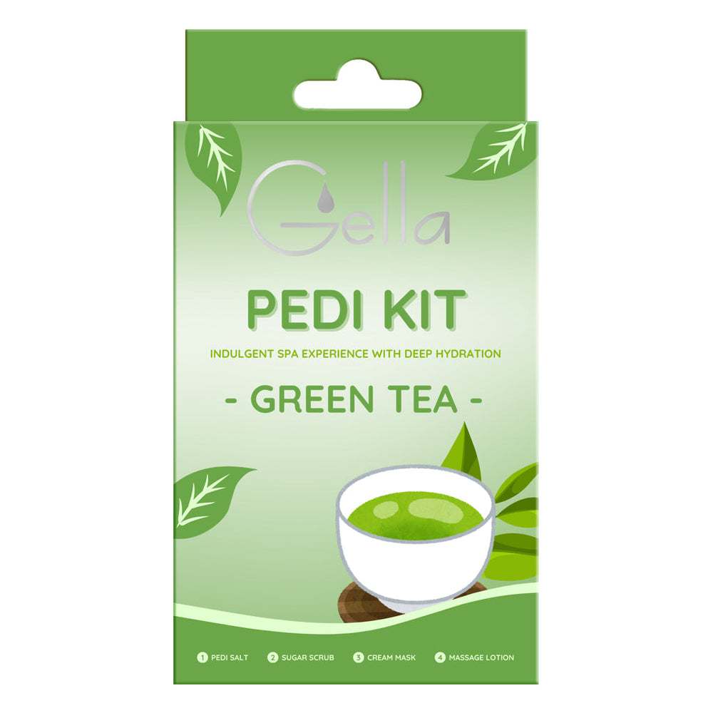 Buy Gella Pedi Kit 4 Steps - Green Tea | Diamond Nail Supplies